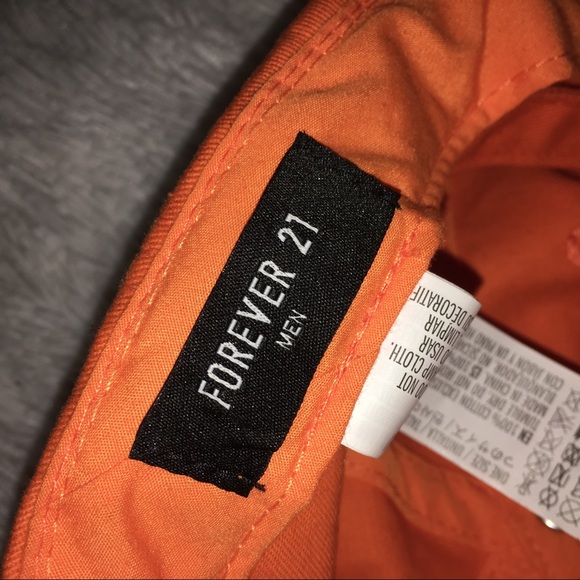 Forever 21 | Accessories | Forever 2 Orange Cap | Poshmark